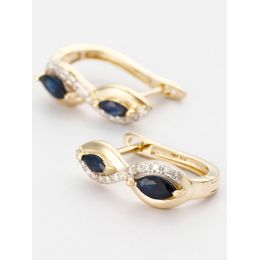 CARATELLI Gold-Ohrringe "Solstice" mit Diamanten - 71% | Schmuck
