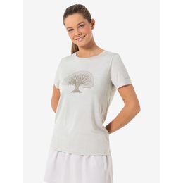 super.natural Shirt "Tree Of Knowledge Bio" in Wei&szlig;/ Beige - 56% | Gr&ouml;&szlig;e XS | Damen-tops