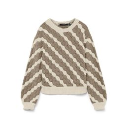 Véro Moda Vero Moda Pullover in Beige/ Khaki - 34% | Größe M | Damen-pullover-cardigans