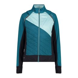 CMP Funktionsjacke in T&uuml;rkis/ Schwarz - 58% | Gr&ouml;&szlig;e 38 | Damen-outdoorjacken