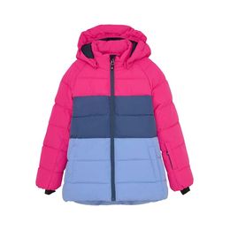 Color Kids Ski-/ Snowboardjacke in Pink/ Blau - 56% | Größe 140 | Kinder-outdoor-jacken