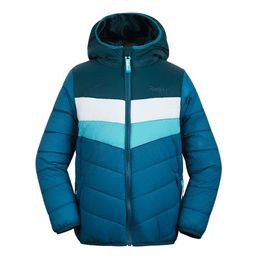 Peek U Ganzjahres-Steppjacke "Baz" in Blau/ Türkis/ Weiß - 39% | Größe 164 | Kinderjacken