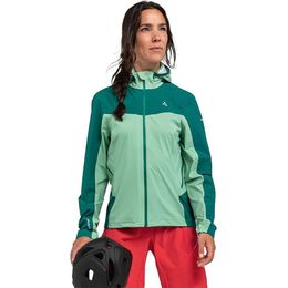 Schöffel Schöffel Regenjacke "Epic Trail" in Türkis - 21% | Größe 38 | Damen-outdoorjacken