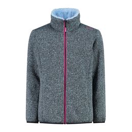 CMP Fleecejacke in Grau/ Hellblau - 51% | Größe 128 | Kids-fleecejacken-fleecepullover