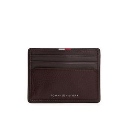 Tommy Hilfiger Kartenetui »TH CORP CC HOLDER«, Unisex Mini-Geldbeutel, Portemonnaie mit Logoschriftzug und Flagge kaffeebraun