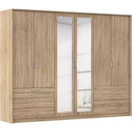 Rauch Drehtürenschrank »Kleiderschrank Schrank Garderobe Wäscheschrank WILDBERG« Breiten 230/275 cm, Höhen 212/231 cm, mit 6 Schubladen, obere...