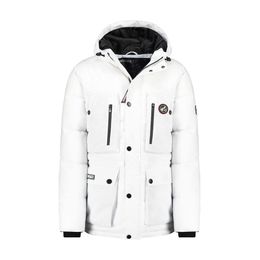 Geographical Norway Parka "Albert" in Weiß - 63% | Größe XL | Herrenjacken