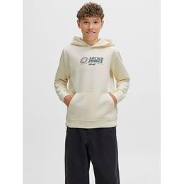 Jack & Jones JACK & JONES Junior Hoodie "Tier" in Creme - 14% | Größe 152 | Kinder-sweatshirts-jacken