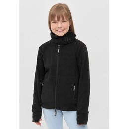 Bench Fleecejacke "Funnel" in Schwarz - 43% | Größe 152 | Kids-fleecejacken-fleecepullover