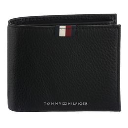 Tommy Hilfiger Geldbörse »TH PREM LEA CC AND COIN«, Unisex Geldbeutel, Portemonnaie mit Logo-Schriftzug schwarz
