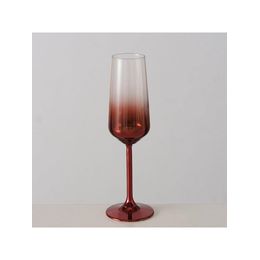 Boltze Sektglas "Merilo" in Transparent/ Rot - (H)22,7 cm - 17% | Gedeckter-tisch