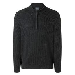 Maerz Muenchen Wollpullover in Anthrazit - 63% | Größe 58 | Herren-plussize