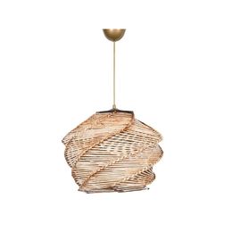 WellHome H&auml;ngeleuchte in Beige - (H)65 x &Oslash; 32 cm - 16% | Haengeleuchten-deckenleuchten