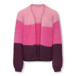 KIDS Only Cardigan "Nordic" in Lila/ Rosa - 20% | Größe 146/152 | Kinder-pullover
