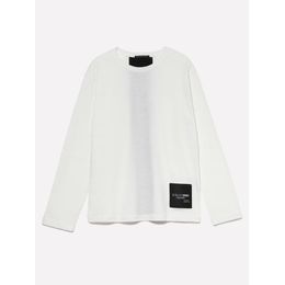 Sisley Longsleeve in Wei&szlig; - 38% | Gr&ouml;&szlig;e 150 | Kinder-longsleeves
