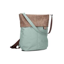 Zwei Schultertasche in Hellblau/ Beige - (B)33 x (H)34 x (T)14 cm - 52% | Damen-taschen