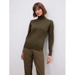 BGN Rollkragenpullover in Dunkelgr&uuml;n - 84% | Gr&ouml;&szlig;e 38 | Damen-pullover-cardigans