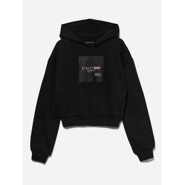 Sisley Hoodie in Schwarz - 39% | Größe 130 | Kinder-sweatshirts-jacken