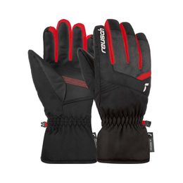 Reusch Funktionsfingerhandschuhe "Bennet" in Schwarz/ Rot - 36% | Größe 4,5 | Kinderhandschuhe