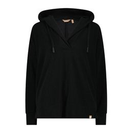 CMP Fleecehoodie in Schwarz - 51% | Gr&ouml;&szlig;e 36 | Damenpullover
