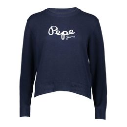 Pepe Jeans Pullover "Intarsia" in Dunkelblau - 44% | Größe L | Damen-pullover-cardigans
