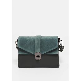 Victor & Hugo Paris Leder-Umhängetasche "Eric" in Grün - (B)28 x (H)19 x (T)19 cm - 68% | Damen-taschen