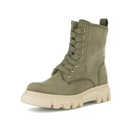 Gabor Leder-Boots in Khaki - 46% | Größe 38 | Damen-stiefel