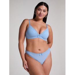 Hunkemöller Hunkemöller String "Lola" in Hellblau - 65% | Größe S | Damen-unterteile