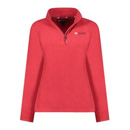 Canadian Peak Fleecepullover "Tugeak" in Rot - 36% | Gr&ouml;&szlig;e XL | Damenpullover
