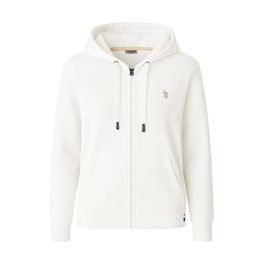 U.S. Polo Assn. Sweatjacke in Weiß - 38% | Größe XL | Damen-sweatshirts-jacken