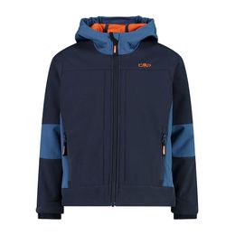 CMP Softshelljacke in Dunkelblau/ Blau - 37% | Gr&ouml;&szlig;e 140 | Kinder-outdoor-jacken