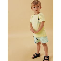 name it T-Shirt »NMMJERKO NREG SS TOP« Lemon Meringue 116 116 Shirt von name it für Jungen
