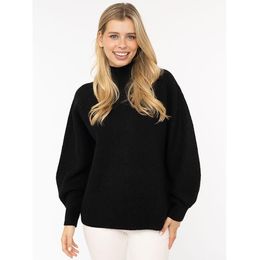 Zwillingsherz Pullover in Schwarz - 44% | Größe M | Damen-pullover-cardigans