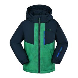 Kamik Ski-/ Snowboardjacke "Arlo" in Dunkelblau/ Gr&uuml;n - 28% | Gr&ouml;&szlig;e 128 | Kinder-outdoor-jacken