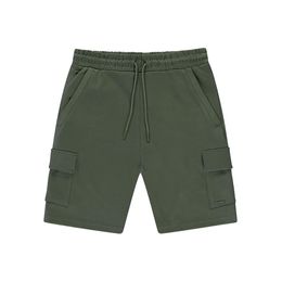 CARS Cargo-Sweatshorts "Redush" in Moosgrün - 53% | Größe XL | Herren-plussize