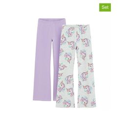 COOL CLUB 2er-Set: Leggings in Lila/ Grau - 32% | Größe 128 | Kinderhosen