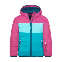 Trollkids Ski-/ Snowboardjacke "Hafjell XT" in Pink/ T&uuml;rkis - 43% | Gr&ouml;&szlig;e 110 | Kinder-outdoor-jacken