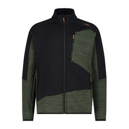 CMP Fleecejacke in Schwarz/ Khaki - 51% | Größe 58 | Herren-pullover-sport