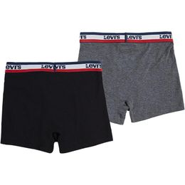 Levi's® kids LEVI'S KIDS Boxershorts »SPORTSWEAR LOGO BOXER BFIEF« 2 Stk. tlg., for BOYS schwarz, grau S (116/134) S (116/134) Levi's Kids Boxershorts für Jungen