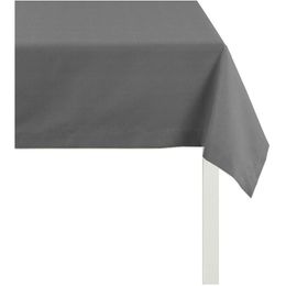 Apelt Tischdecke »4362 Rips - UNI« Wasser- und Schmutzabweisend dunkelgrau Obermaterial: 60% Polyester, 40% Baumwolle B/L: 45 cm x 135 cm