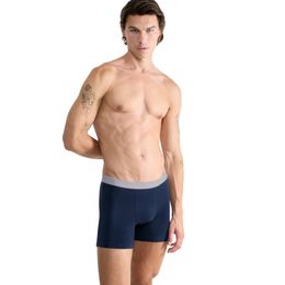 Sloggi Boxer »Men GO ABC 2.0« 2er Pack, 2 tlg., längeres Bein, Baumwollmix, weich, elastischer Bund NAVY XXL - 2 2 XXL Herren-Short im Doppelpack