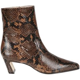 Stuart Weitzman Stiefel - Stassi Zip Bootie 50 Ankle Boots Brown - Gr. 39 (EU) - in Braun - f&uuml;r Damen