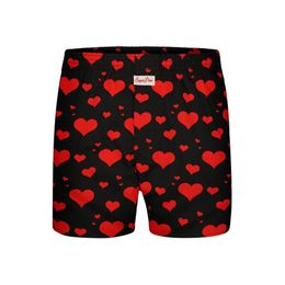 Sugar Pine Boxer ' Webboxershorts weit Motive Print ' Herren Gr&ouml;&szlig;e S schwarz
