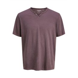 Jack & Jones JACK & JONES T-Shirt 'JJESPLIT' Herren Gr&ouml;&szlig;e L pflaume
