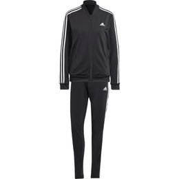 adidas Sportswear Trainingsanzug 'Essentials' Damen Größe XL schwarz / weiß