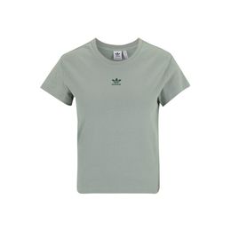 adidas originals T-Shirt 'Essentials' Damen Größe 4XS jade / tanne