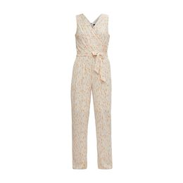 comma, COMMA Jumpsuit Damen Größe S beige / orange / weiß