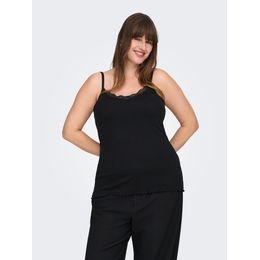 Only Carmakoma Top 'CARSILLE' Damen Gr&ouml;&szlig;e XL/XXL dunkelgrau / schwarz