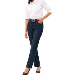 CR&Eacute;ATION L Damen 5-Pocket-Jeans mit l&auml;ssig weiten Beinen dark blue Gr&ouml;&szlig;e 22