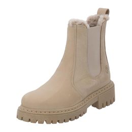 Palado Chelsea Boots 'Asseha' Damen Größe 38 beige Winterschuhe